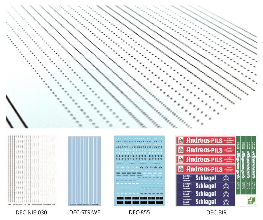 Halling, Ferro-Train, Stängl - News 2025.03 - Decals from Vienna