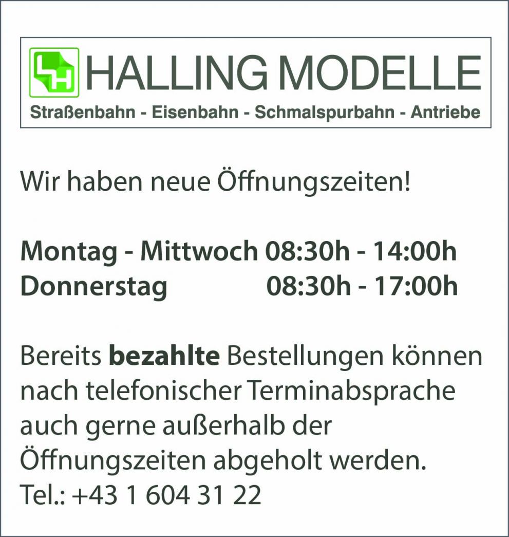 Halling, Ferro-Train, Stängl - Neuheiten 2025.11 - Neue Öffnungszeiten ...